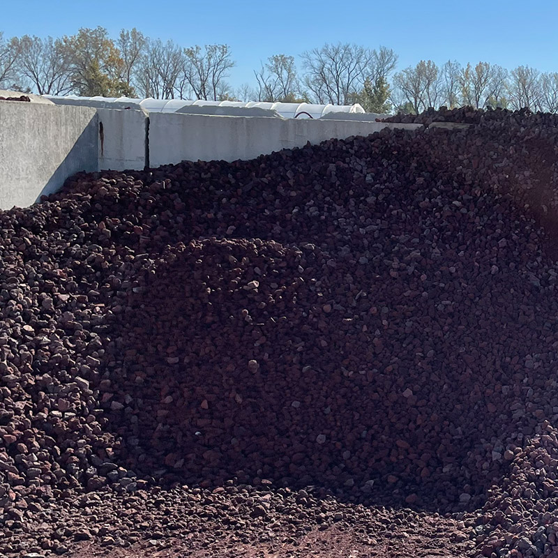Red Lava Rock - Riverbend - Kansas City's Bulk Gravel Supplier
