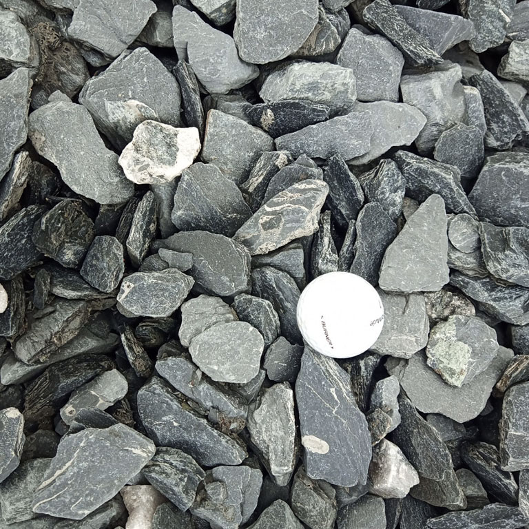 Black Slate - River Bend - Kansas City's Decorative Rock & Mulch Supplier